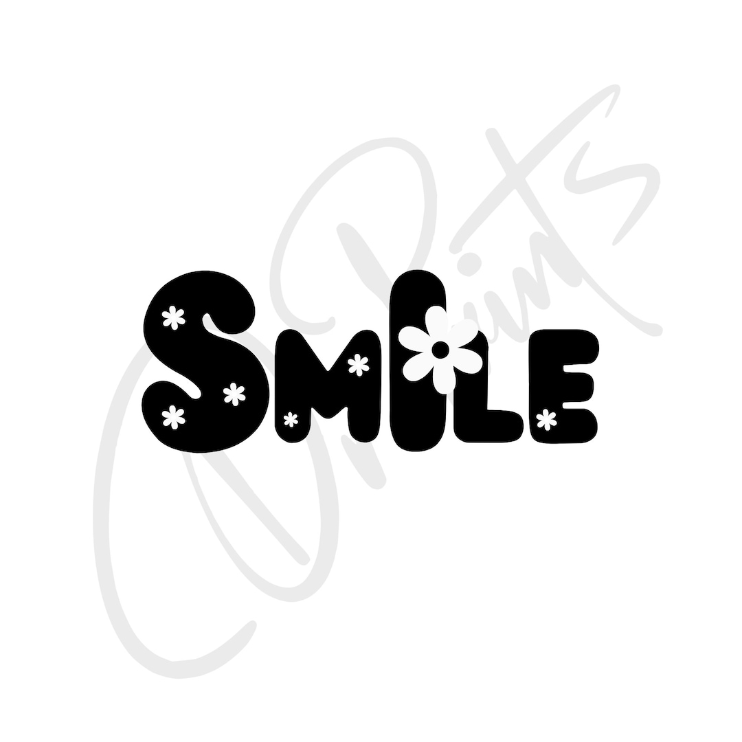 Smile Decal Smile Sticker Smile Car Decal Smile Car Sticker Flower Car ...