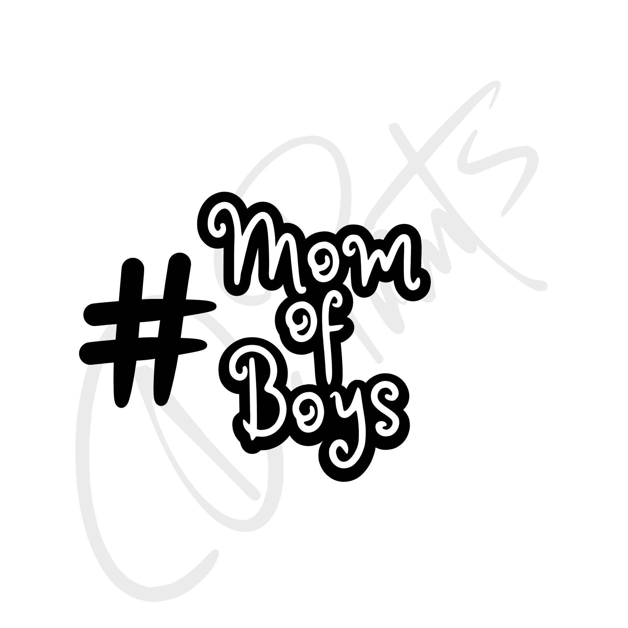 Mom of Boys Decal Mom of Girls Decal Boys Mom Decal Girls Mom Decal Mom ...