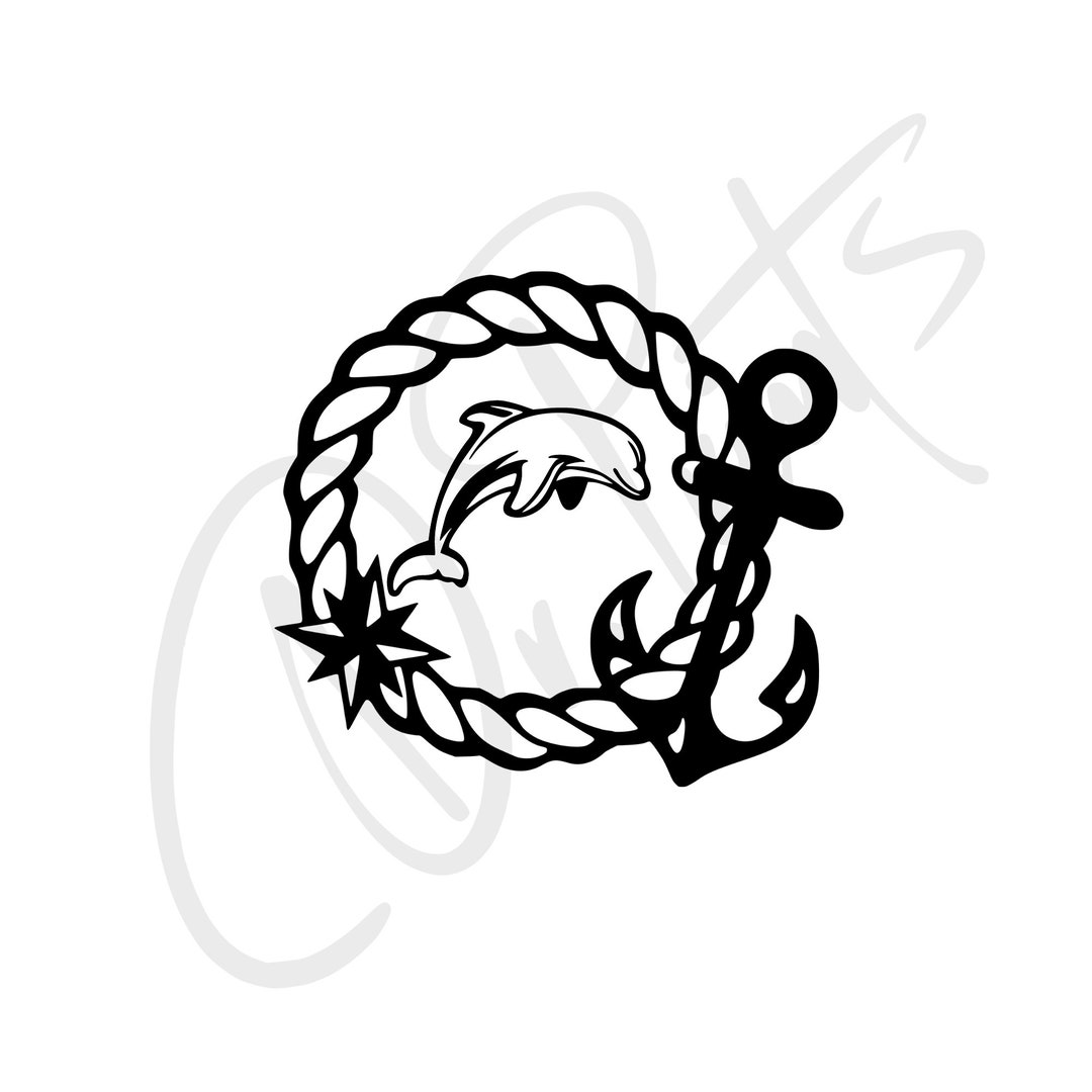 Anchor Car Decal Anchor Sticker Navy Decal Maritime Decal Harbor Decal ...