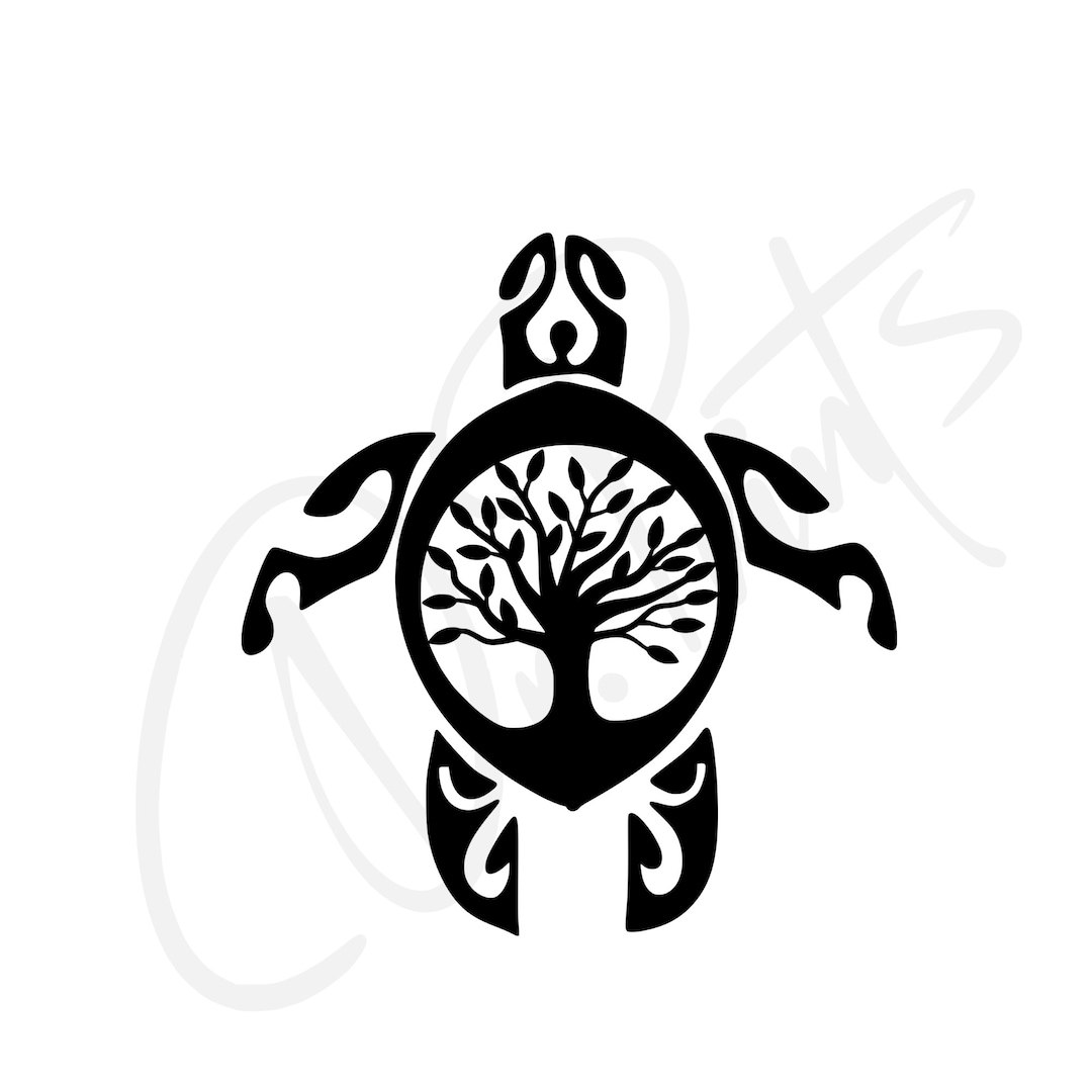 Turtle Tree of Life Decal Turtle Decal Turtle Sticker Tree of Life ...