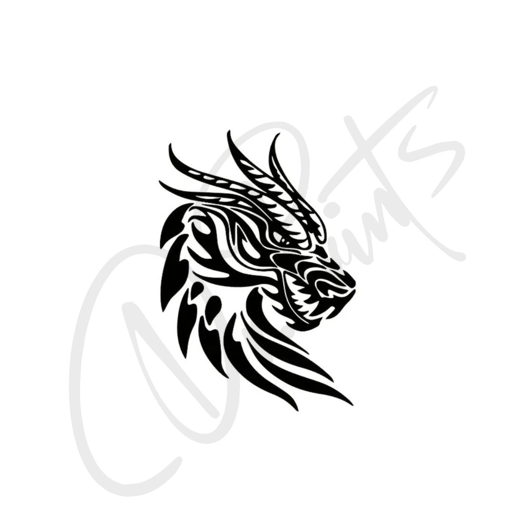 Dragon Car Decal Dragon Car Sticker Dragon Decal Sticker - Etsy