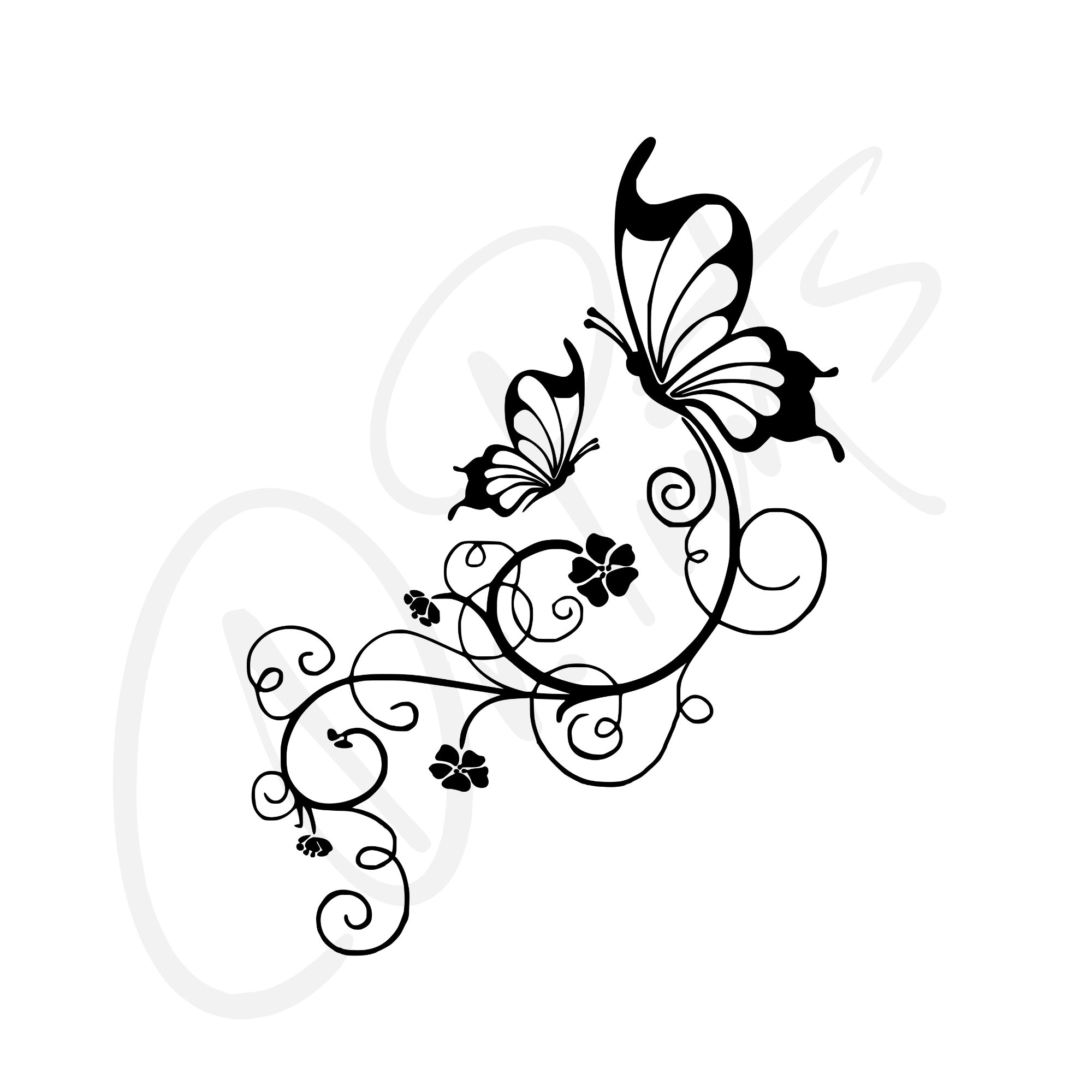 Butterfly for Car Set of 2 Butterfly Car Decal Butterfly Car Decoration ...