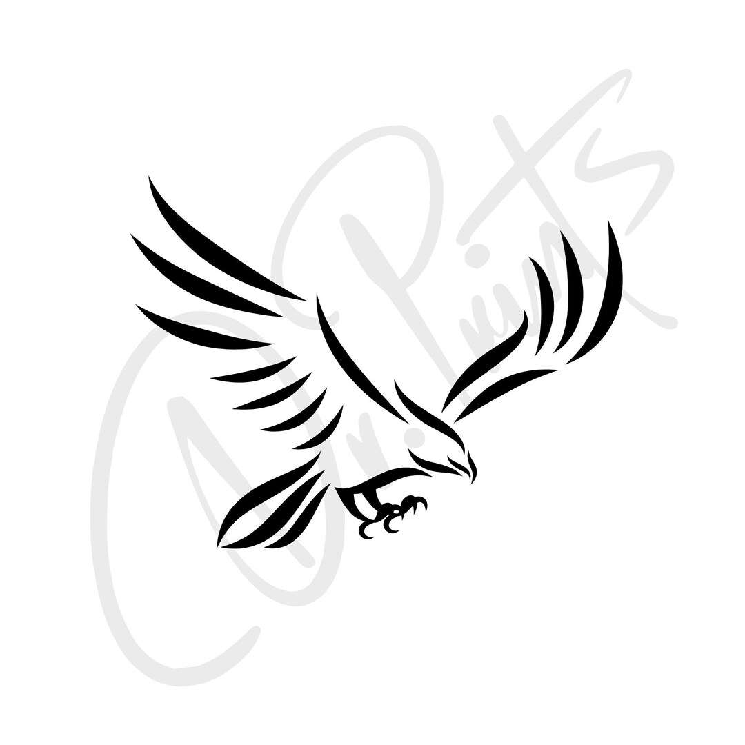 Eagle Car Decal Eagle Car Sticker Eagle Sticker Eagle Decal Eagle ...