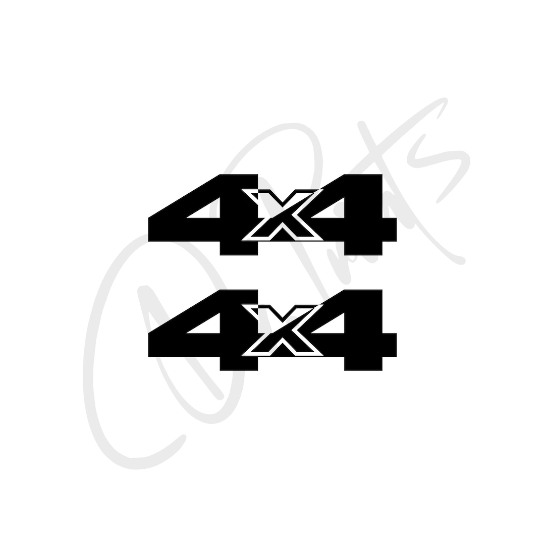 4x4 Decal 4x4 Sticker Offroad Car Decal 4x4 Car Sticker 4x4 Car Decal ...