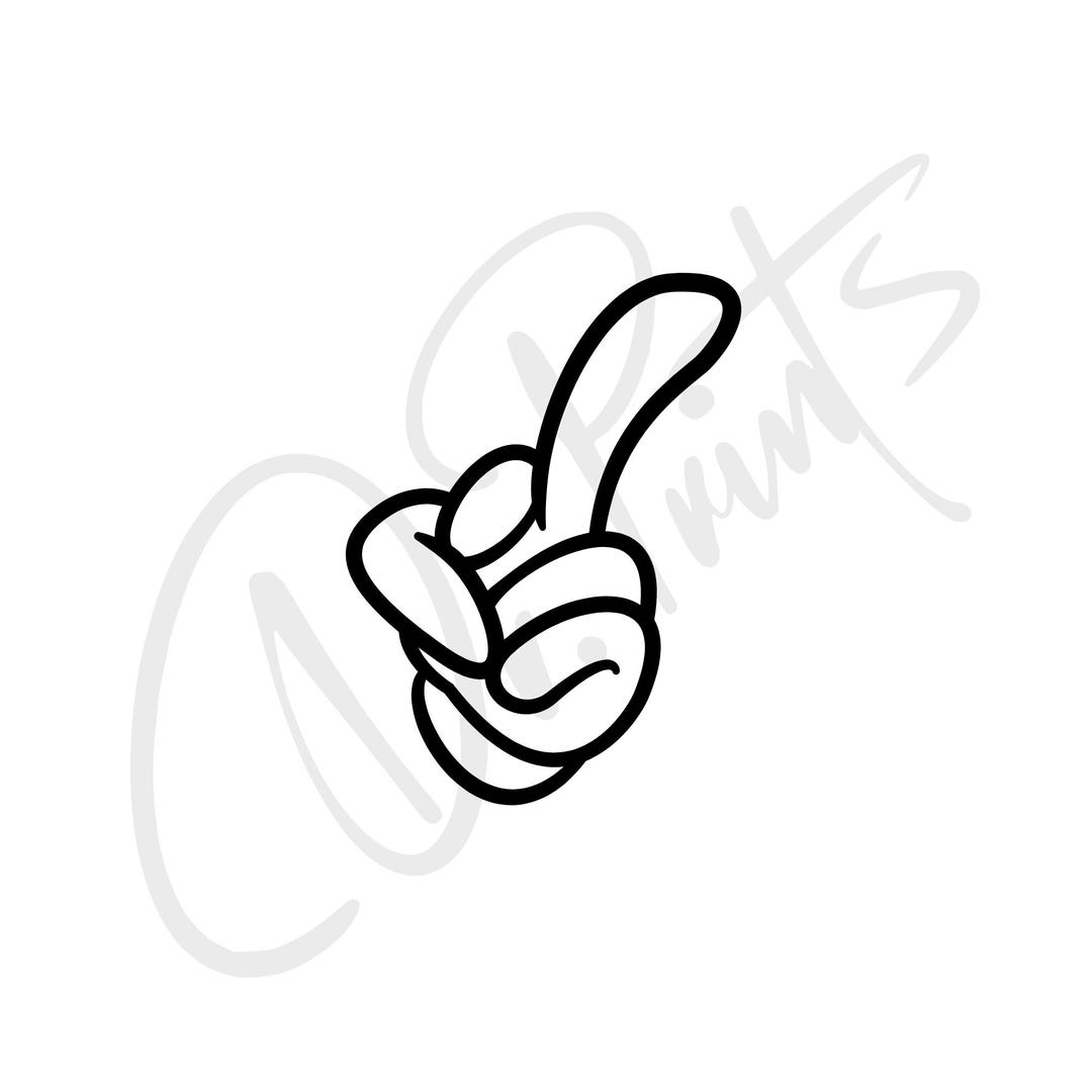 Middle Finger Sticker Middle Finger Car Sticker Funny Middle Finger ...