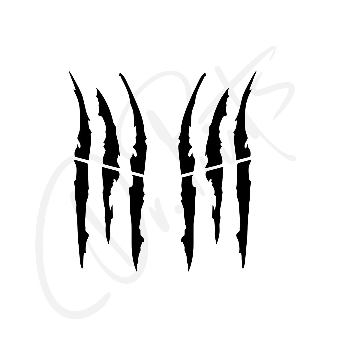 Beast Scratch Car Sticker Decal for Car Monster Scratch Decal Scratch ...