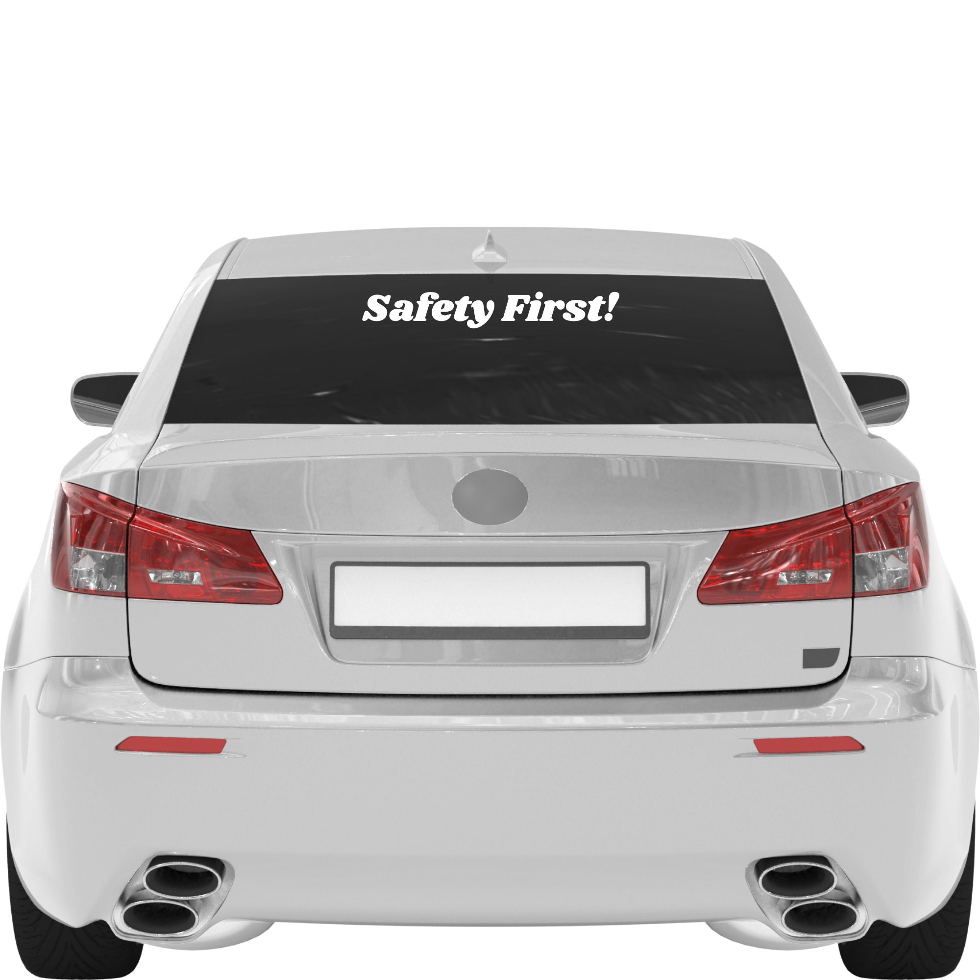 Safety First Car Sticker Safety in Car Safety Sticker Safety Car ...