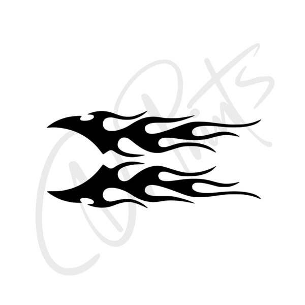 Flame Decals - Etsy