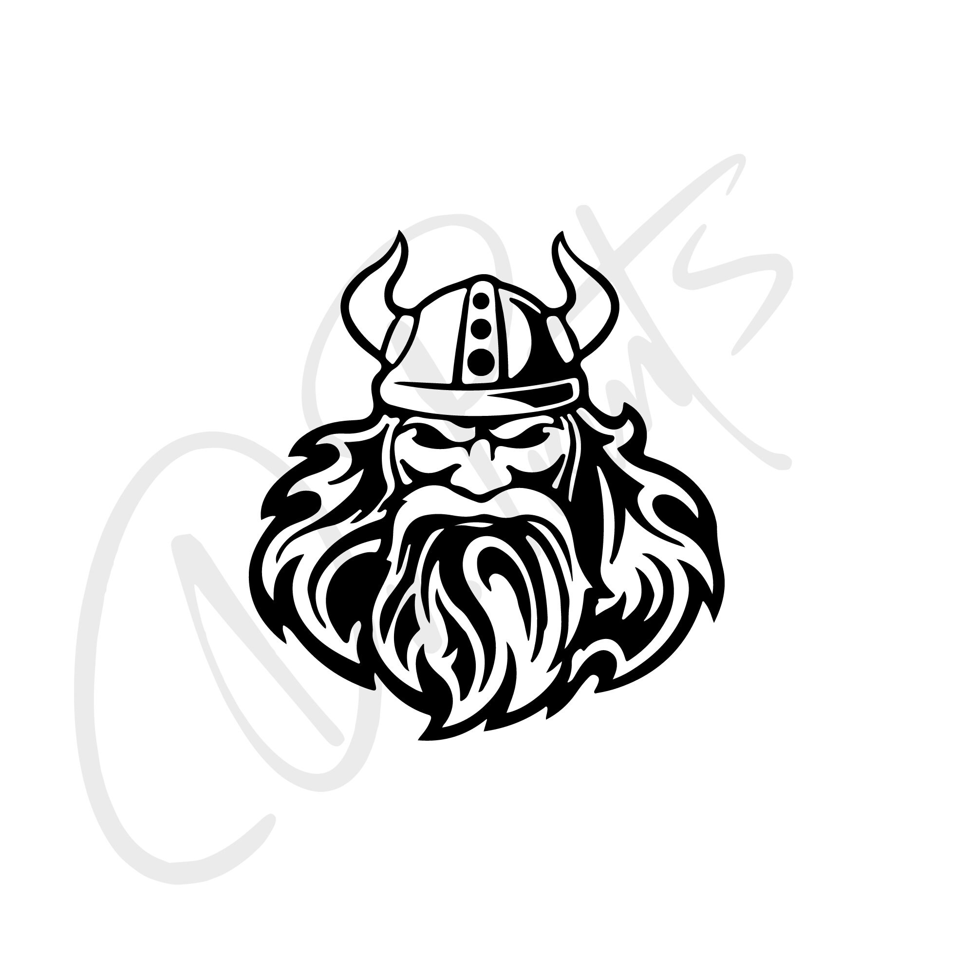 Viking Car Decal Viking Head Decal Viking Car Sticker Viking Window ...