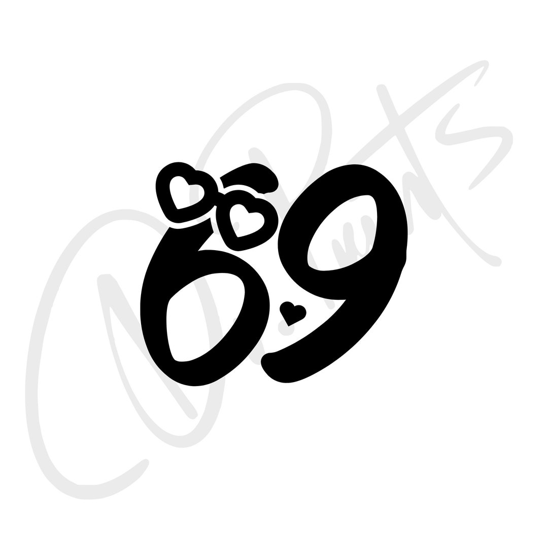 Sixty Nine Decal 69 Car Decal 69 Decal 69 Sticker Love 69 Funny Car ...