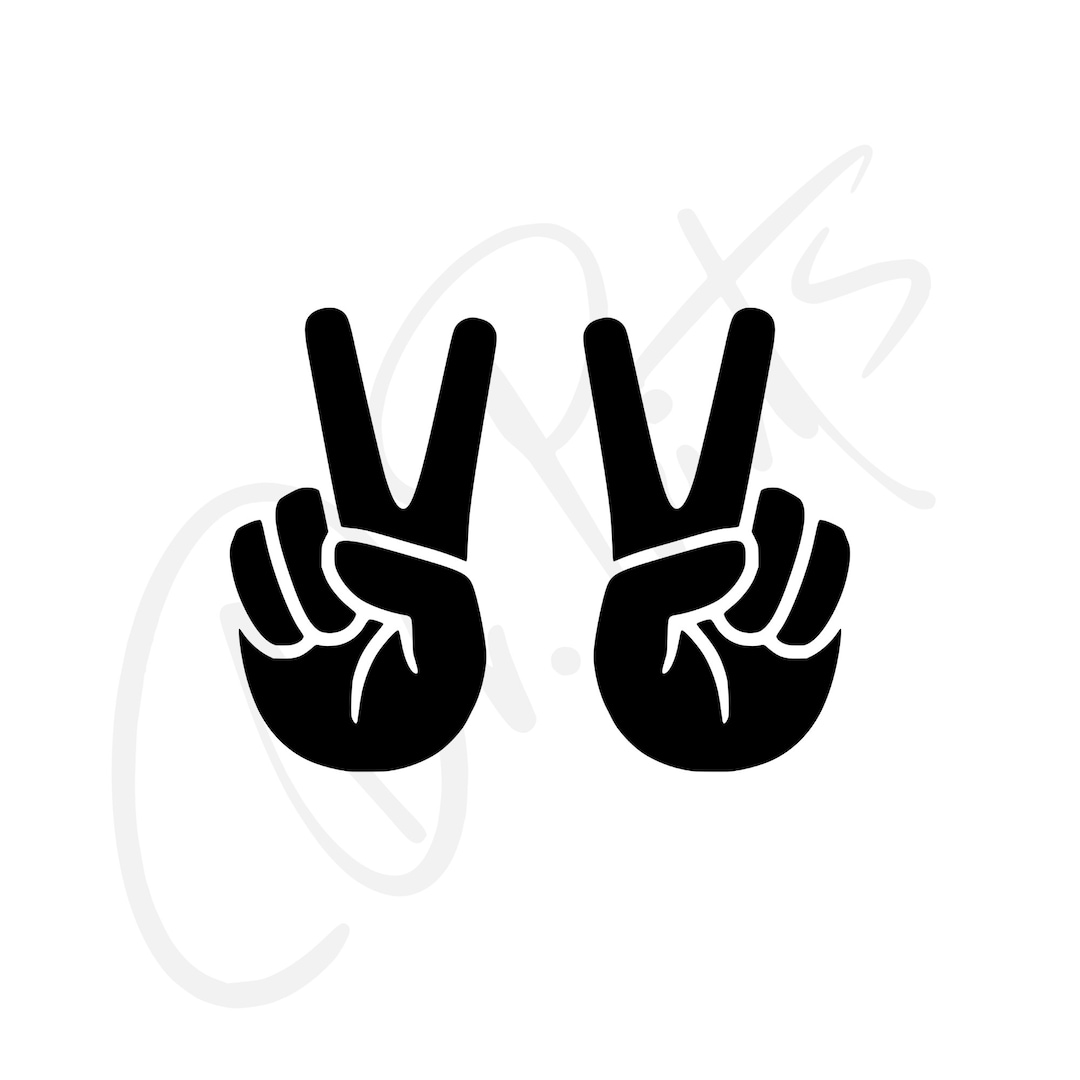 Peace Car Sticker Peace Car Decal Victory Sticker Victory Decal Peace ...