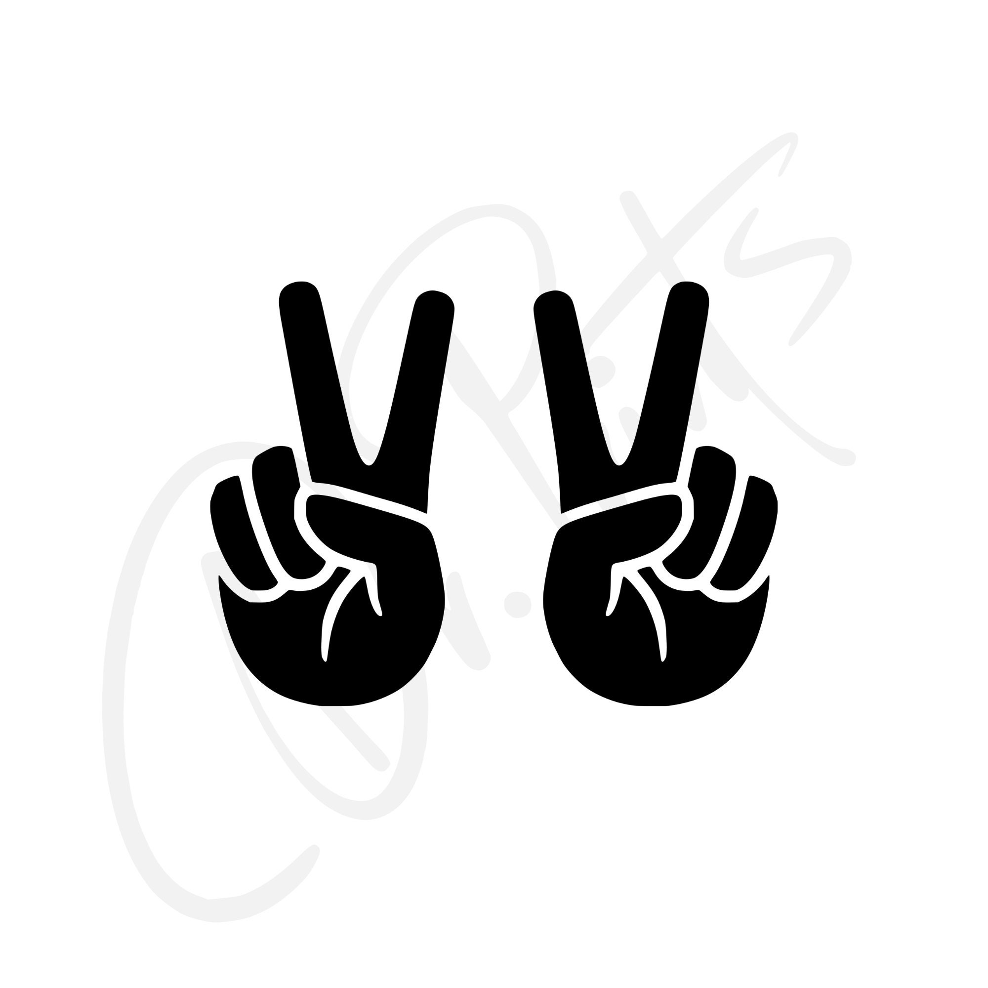 Peace Car Sticker Peace Car Decal Victory Sticker Victory Decal Peace ...