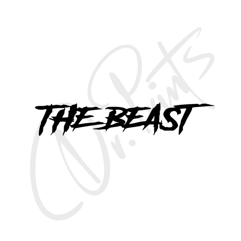 Beast Mode Decal - Etsy