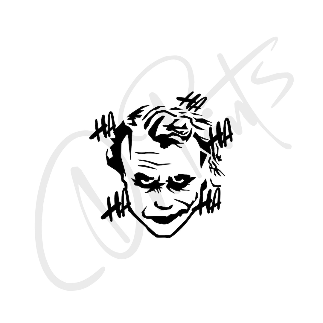 Haha Decal Ha Ha Sticker Joker Decal Joker Sticker the Joker - Etsy