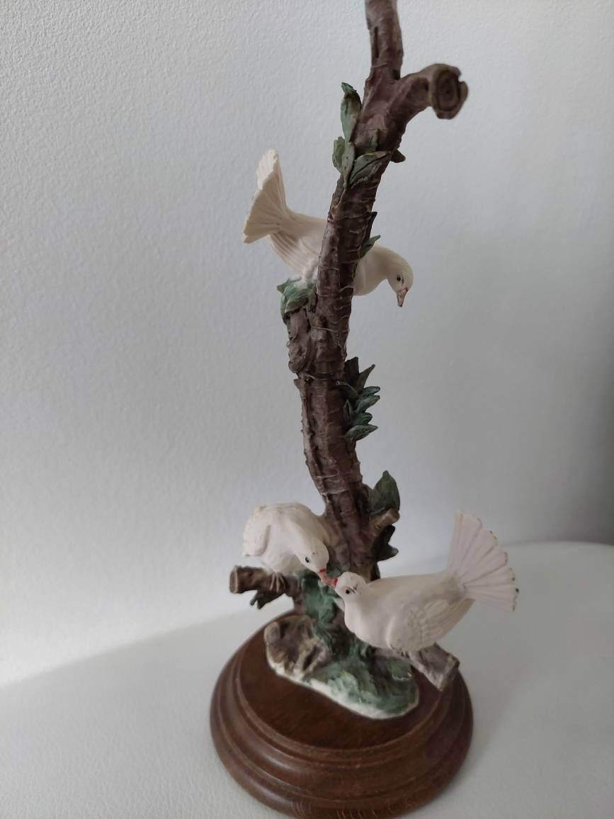 Three Doves Giuseppe Armani Vintage Sculpture - Etsy
