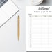 Printable Sign in Sheet, Instant Download, Welcome Sign in Sheet, Canva ...