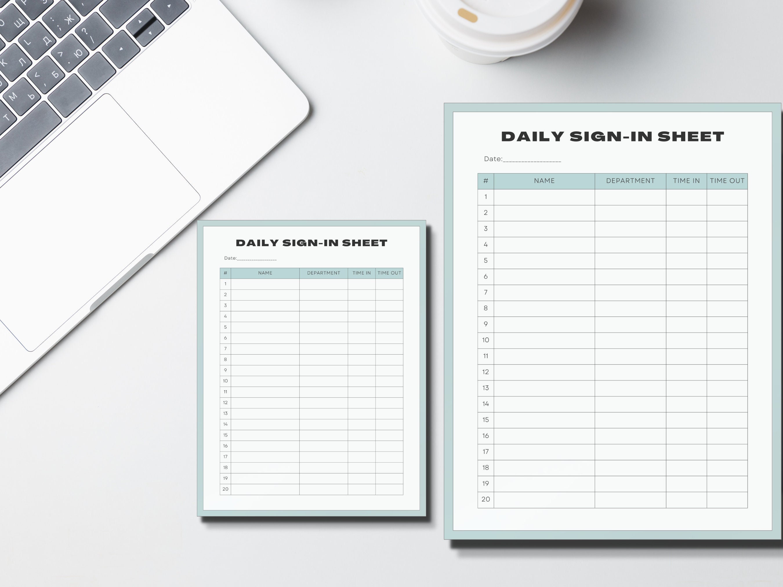 Printable Sign in Sheet, Instant Download, Welcome Sign in Sheet ...