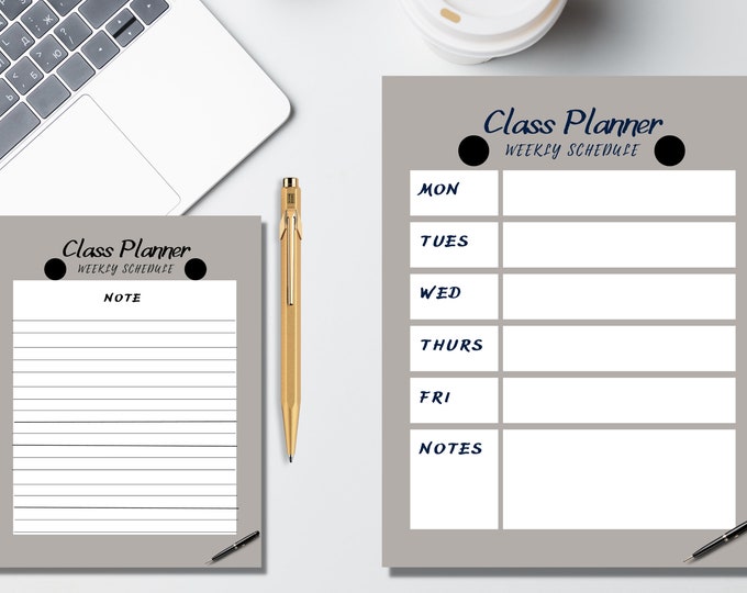Semester Planner for Students, College, Highschool, Organization List ...