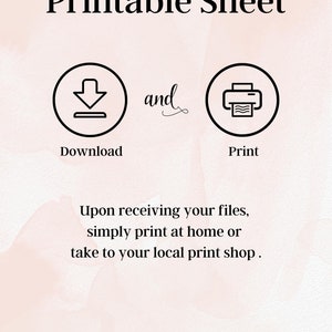 Printable Sign in Sheet, Instant Download, Welcome Sign in Sheet ...