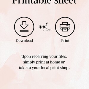 Printable Sign in Sheet, Instant Download, Welcome Sign in Sheet, Canva ...