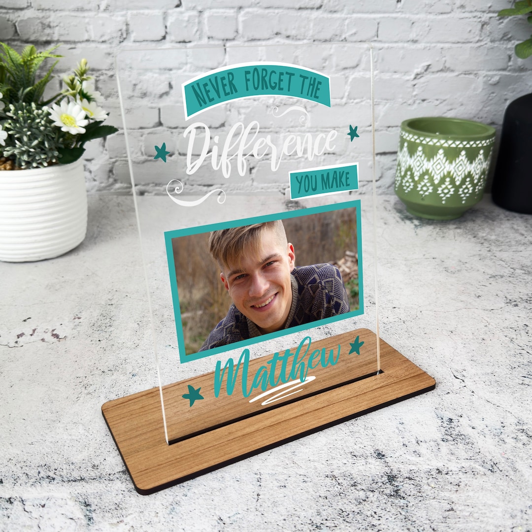 Never Forget the Difference Photo Job Gift Colleague Employee Manager ...