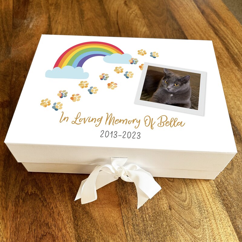 Cat Keepsake Box - Etsy