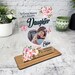 Daughter Pink Floral Heart Photo Memorial Keepsake Gift Personalised ...