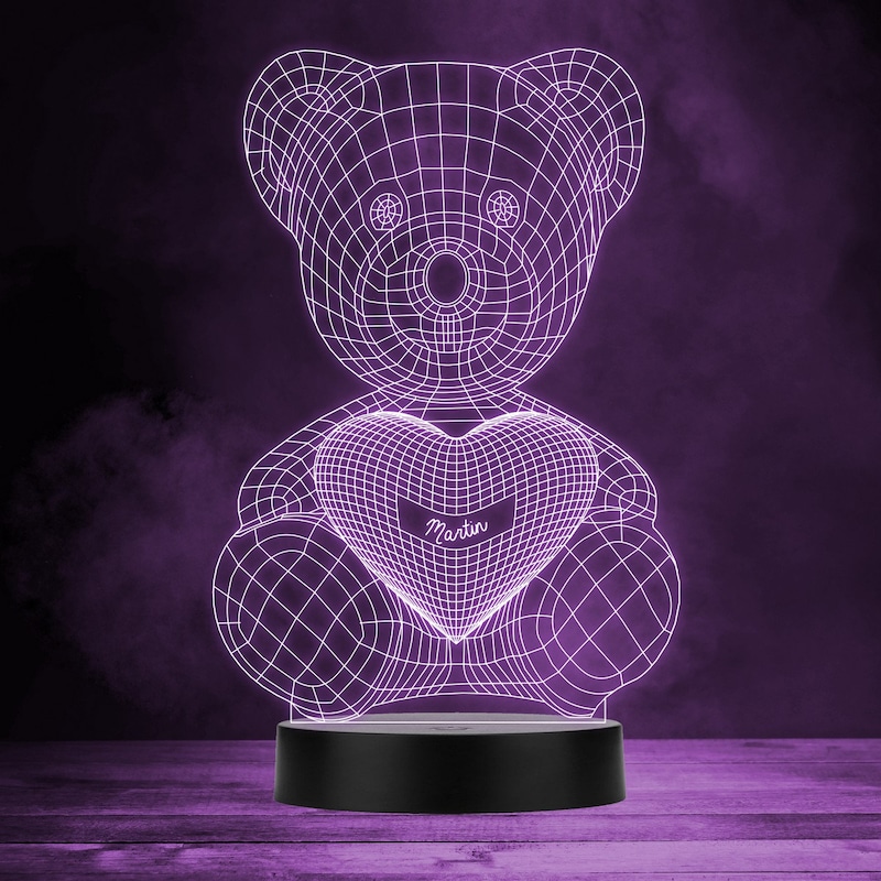 Led Teddy Bear - Etsy