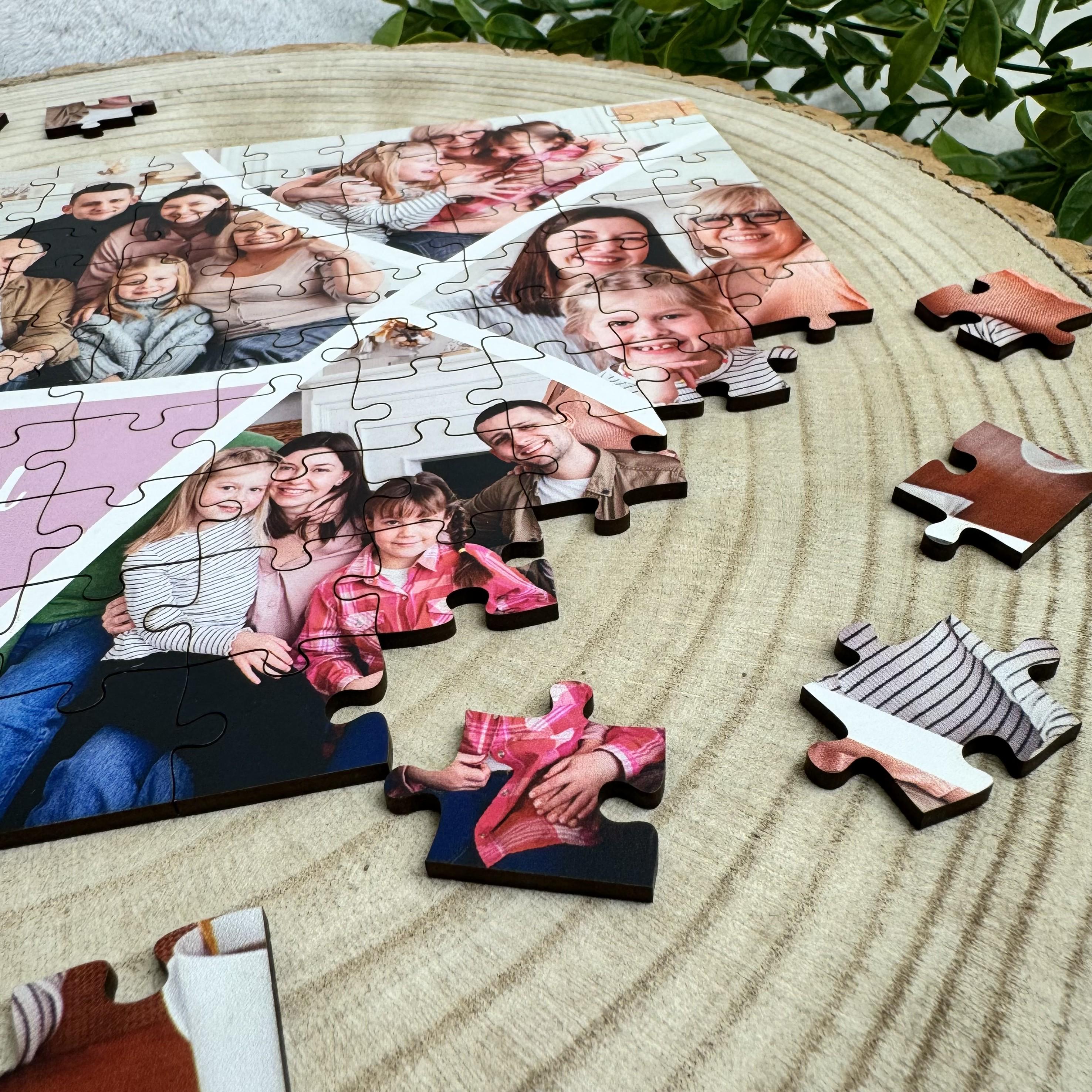 Will You Marry Me Photo Collage Gift Engagement Personalised Wood ...