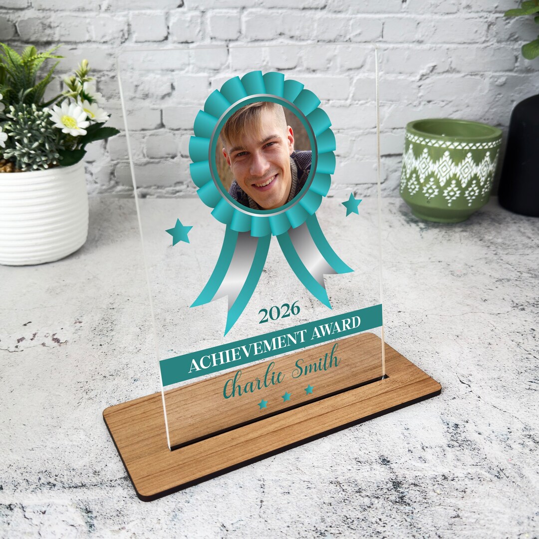Achievement Award Photo Congratulations Gift Employee Colleague Friend ...