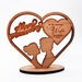 Happy Wedding Anniversary Couple Heart Husband Wife Keepsake ...