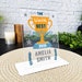 Worlds Best Employee Trophy Work Job Gift Employee Personalised Gift ...