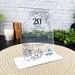 20 Years Service 20th Anniversary Art Line With Logo Gift Employee ...