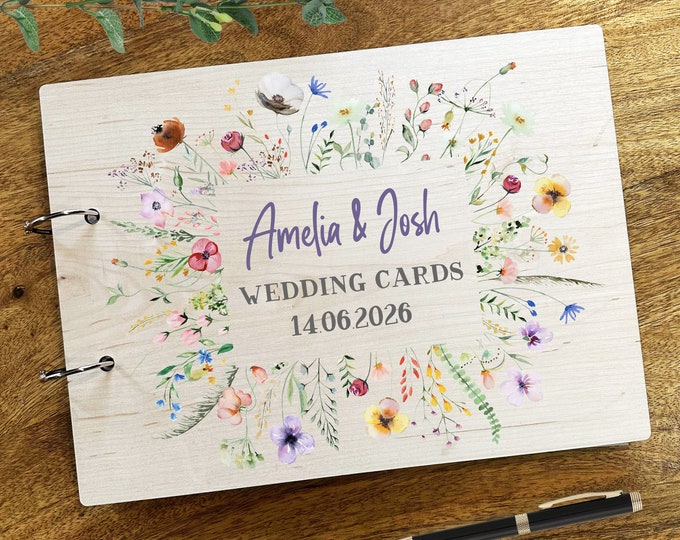 Wedding Card Folder, Wedding Memories Scrapbook, Wedding Keepsake. - Etsy