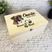 Boxer Dog Paw Print Heart Pet Memorial Personalised Wooden Memory ...