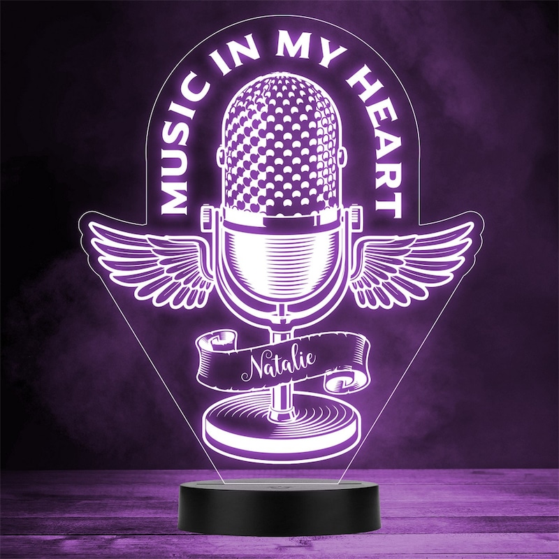 Microphone Lamp - Etsy