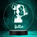 Boxer Dog Pet Silhouette Colour Changing Personalised Gift Lamp Night ...