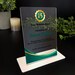 15 Years Service 15th Anniversary Gold Green Gift Employee Personalised ...