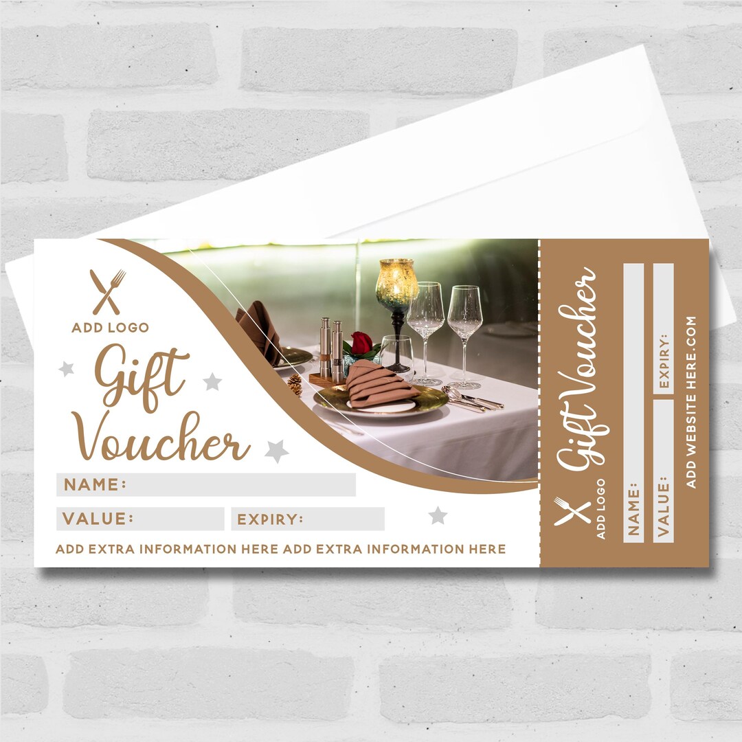 Dinner Restaurant Food Café Takeaway Gold Any Details Business Gift ...