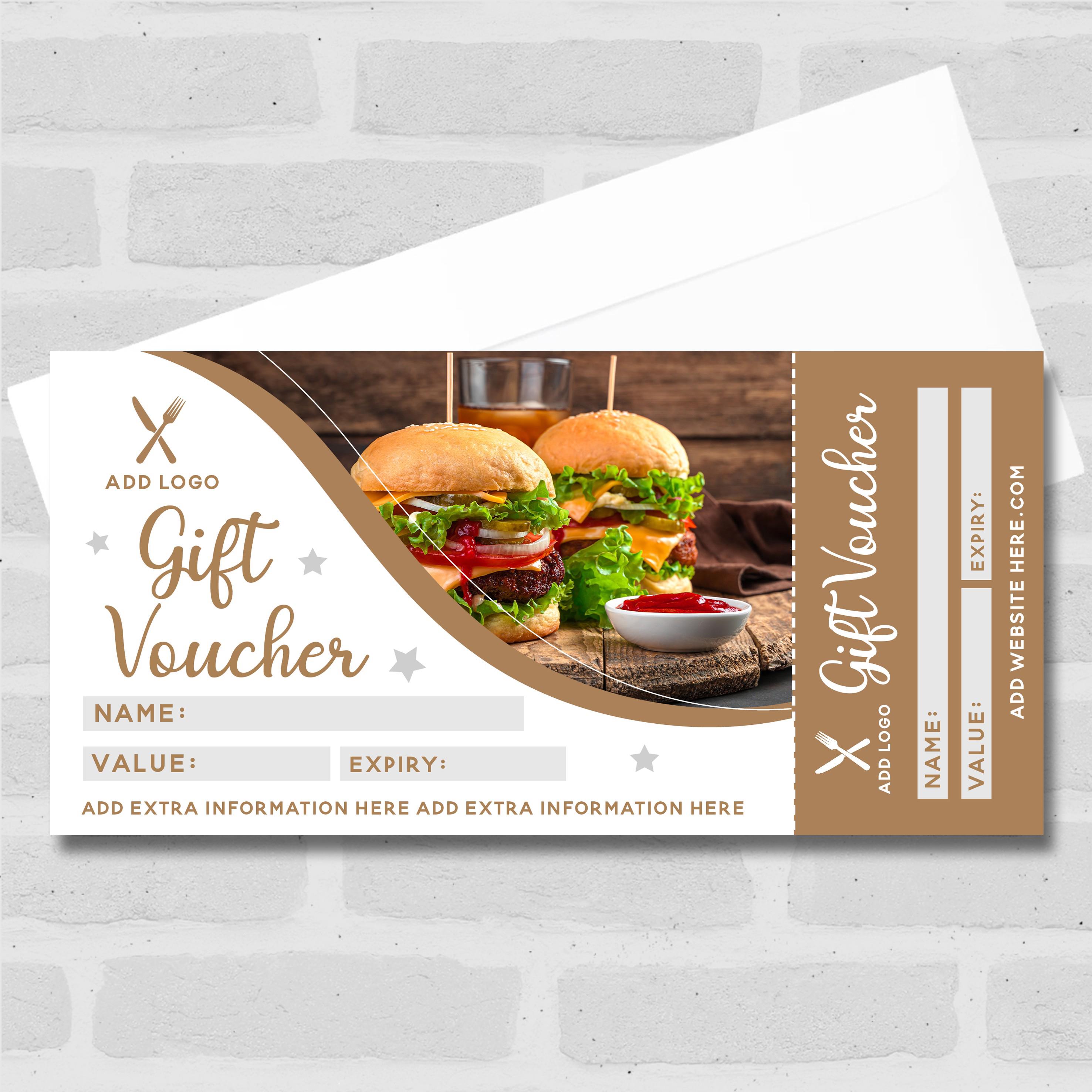 Burgers Food Takeaway Café Restaurant Gold Any Details Business Gift ...