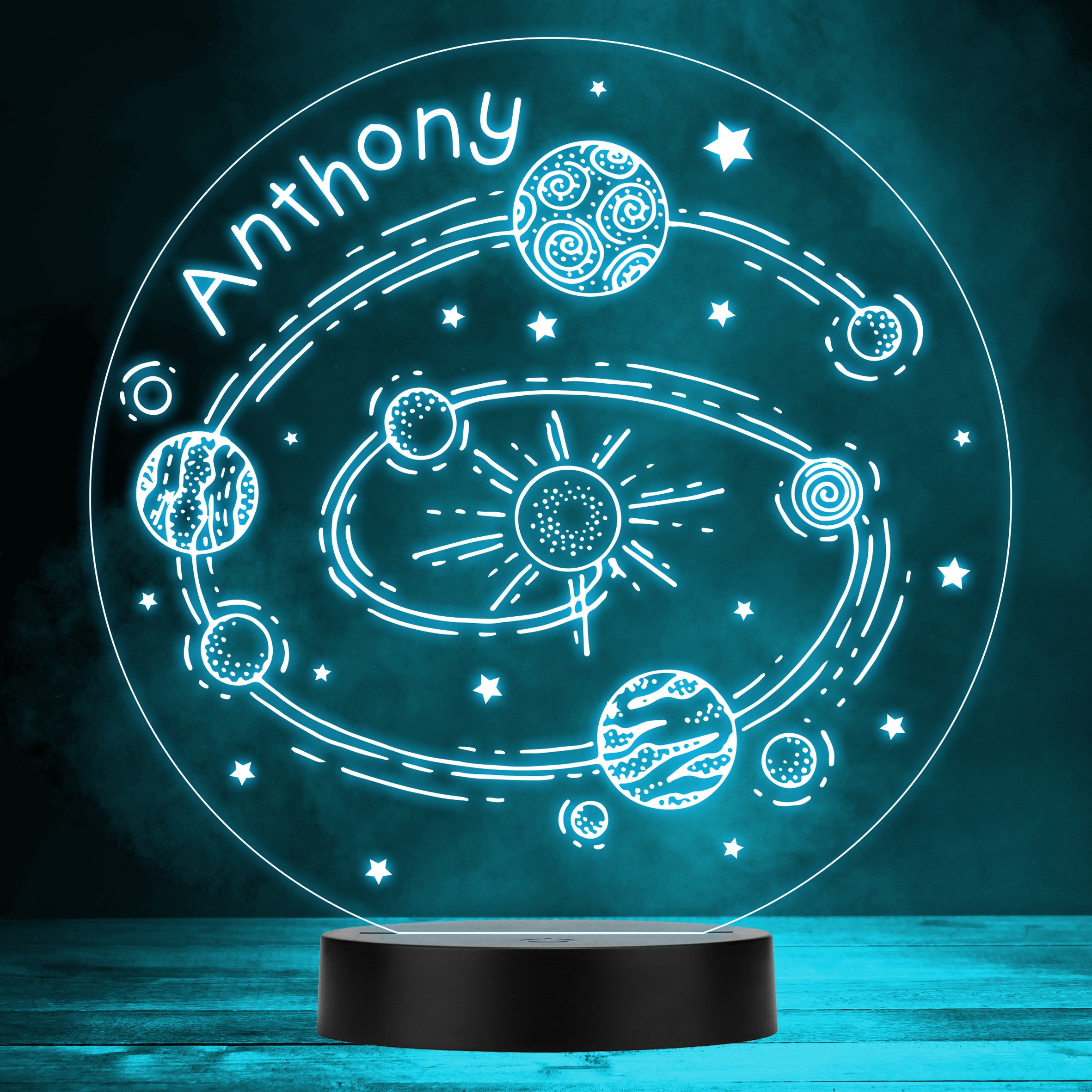 Solar System Planets Astronomy Stars Personalised Gift Multicolour ...