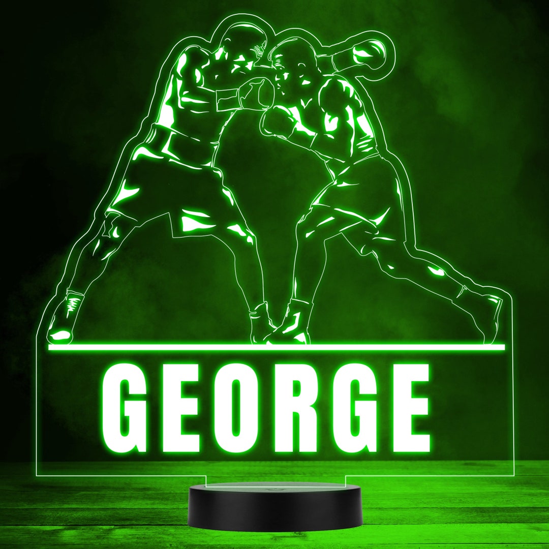 Boxers Fight Sparring Boxing Sports Fan Personalised Colour Changing ...