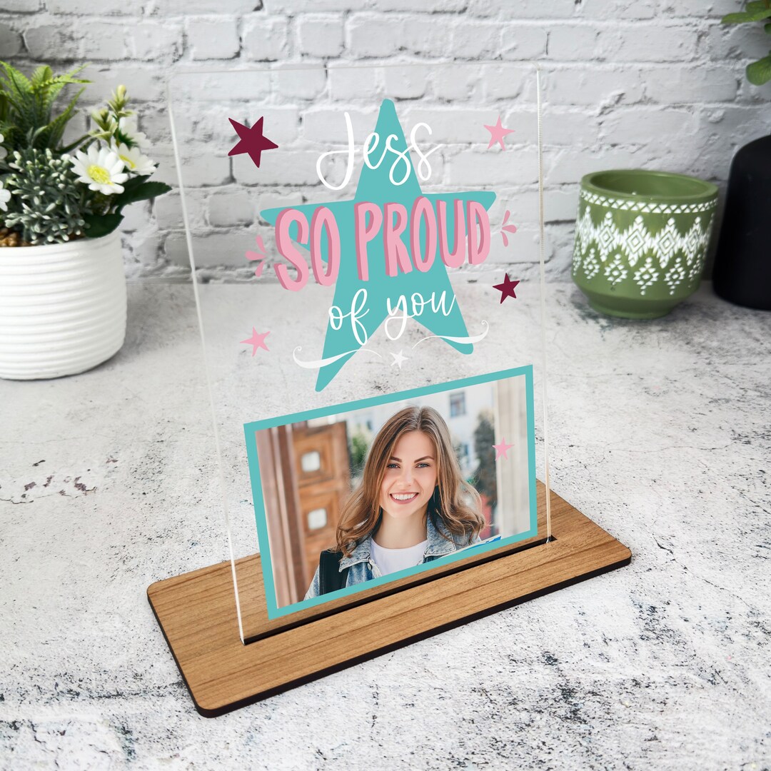 So Proud of You Congratulations Well Done Gift Star Photo Personalised ...