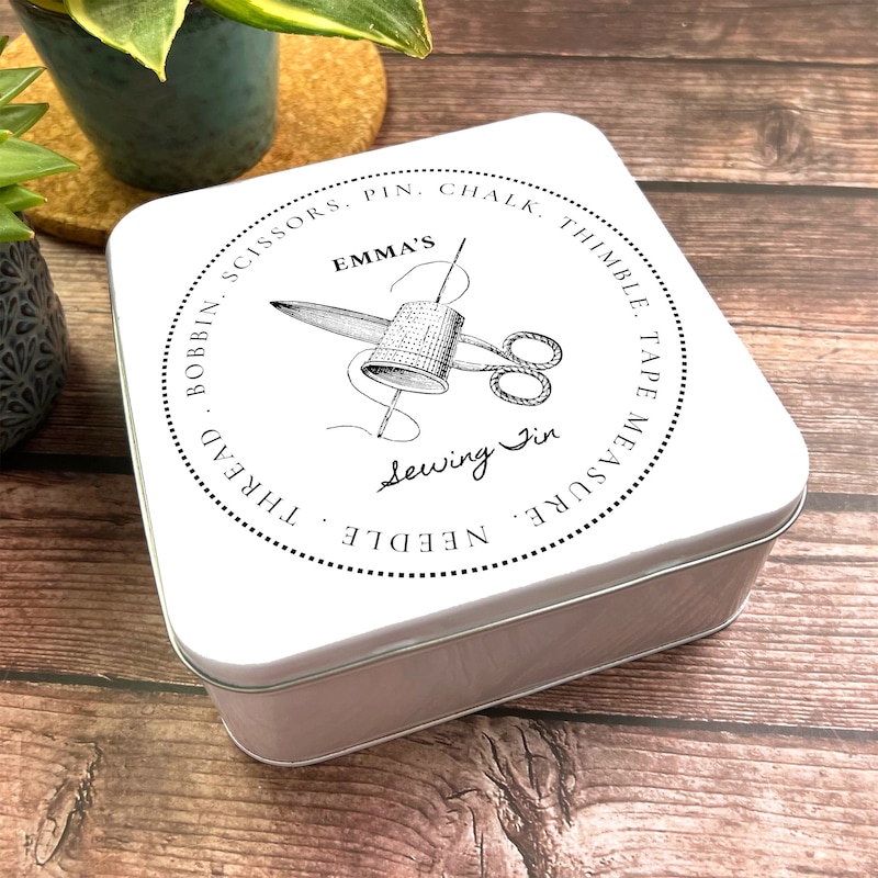 Vintage Tin Keepsake Box - Etsy UK