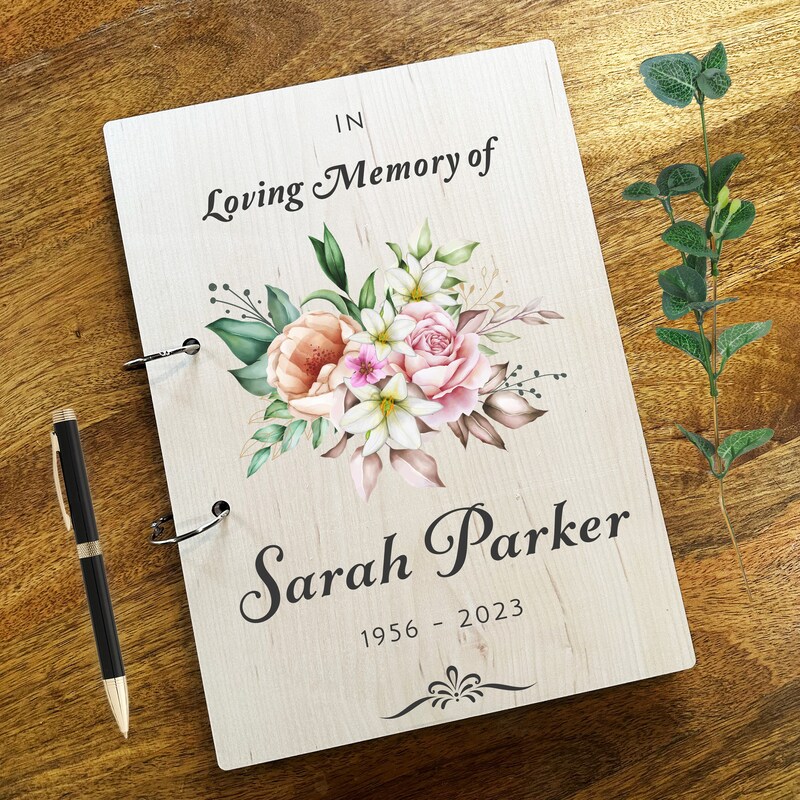 Condolence Book - Etsy