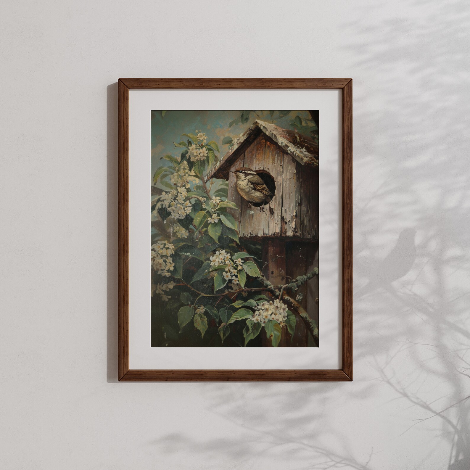 Birdhouse | Cottagecore Prints, Botanical Aesthetic, Nature Wall Art ...