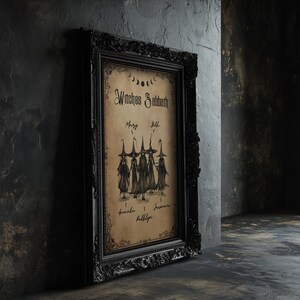 Personalized Witches Poster | Custom Witchy Poster, Witch Party Gift ...