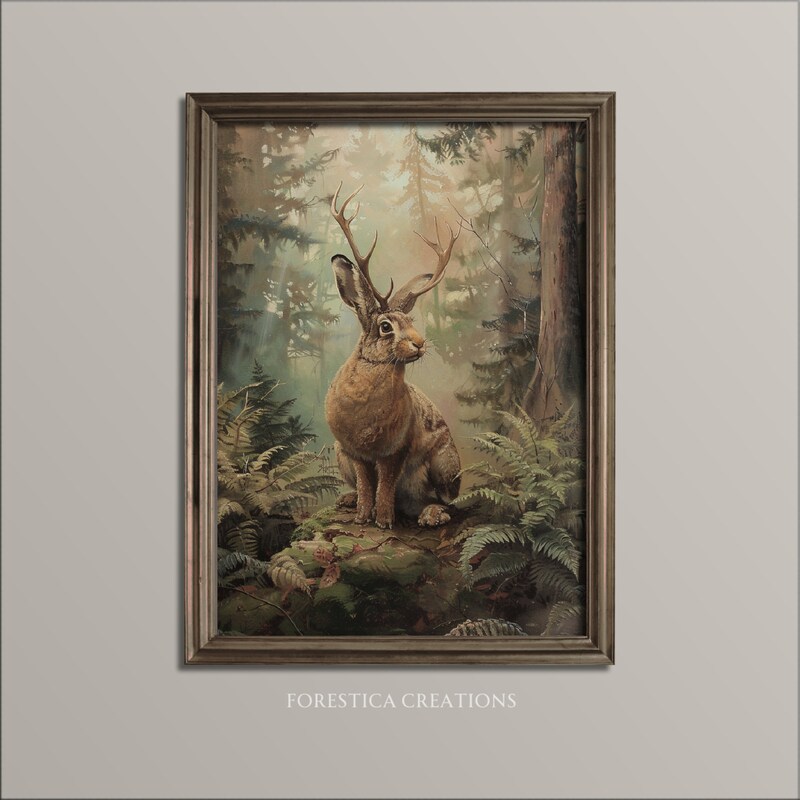 Jackalope Print - Etsy