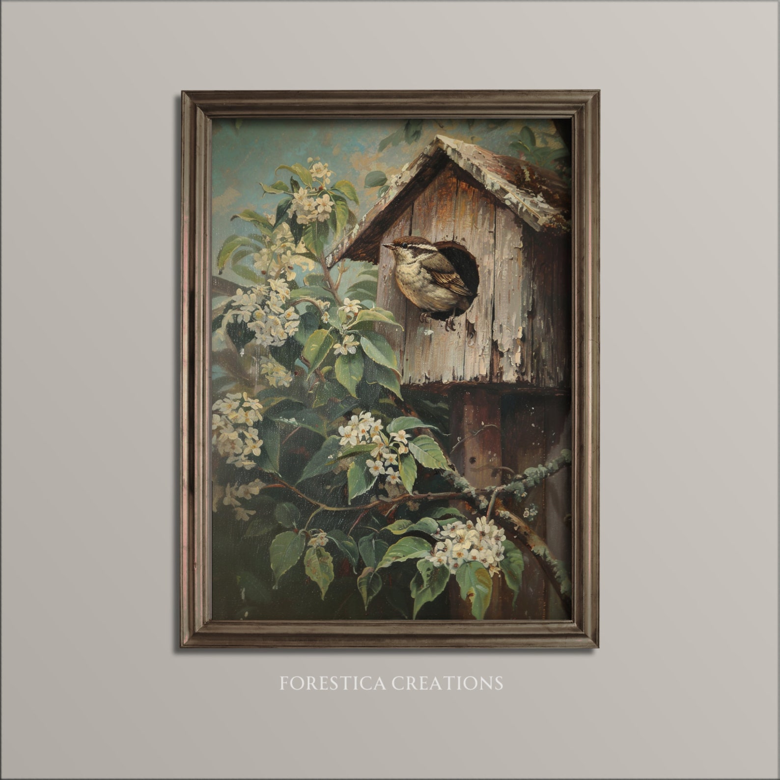 Birdhouse | Cottagecore Prints, Botanical Aesthetic, Nature Wall Art ...