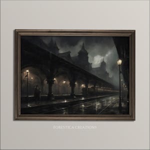 Railway Station | Dark Academia Prints, Moody Wall Art, Whimsigoth Art ...
